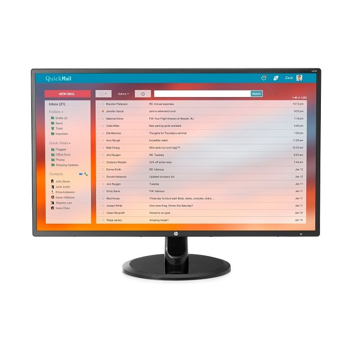 2kz35aa#aba | hp v270 27-inch monitor pantalla para pc aztecacompras