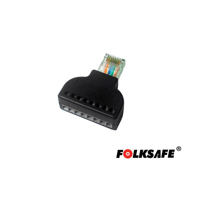 fs-rj45a | folksafe fsrj45a conector rj45 a terminal aztecacompras