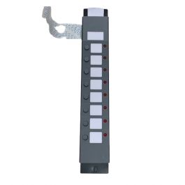 4100-1280 | simplex modulo de 8 interruptores led rojos aztecacompras