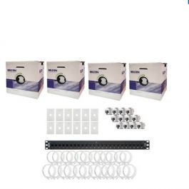 kit utpcat6+ | belden 4 x cable utp cat6+ 2412 gris 305mts aztecacompras