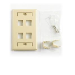 ax104198 | belden placa de pared (faceplate) 4 puertos aztecacompras