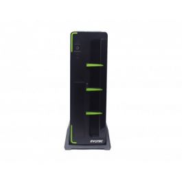 ev-1010 | evotec gabinete aruba slim - m-atx, negro, 600 w aztecacompras
