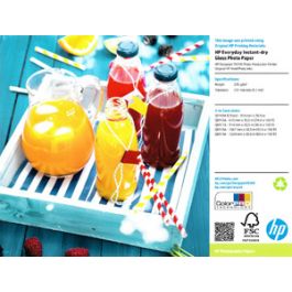 q8919a | hp papel fotografico brillante de secado aztecacompras