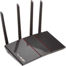 rt-ax55(black) | asus router rt-ax55 dual band 2.4ghz 5ghz aztecacompras
